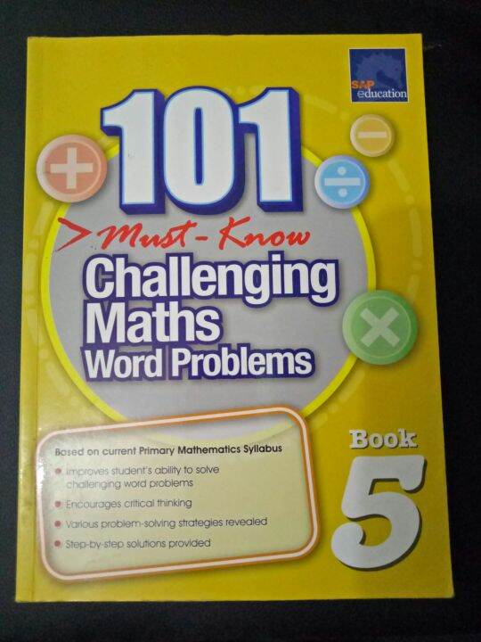 101 challenging math words problems | Lazada PH