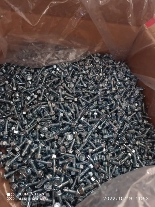 Scrup baja ringan. Baut baja ringan Lion curah ukuran 10 x 16 1 dus isi ...