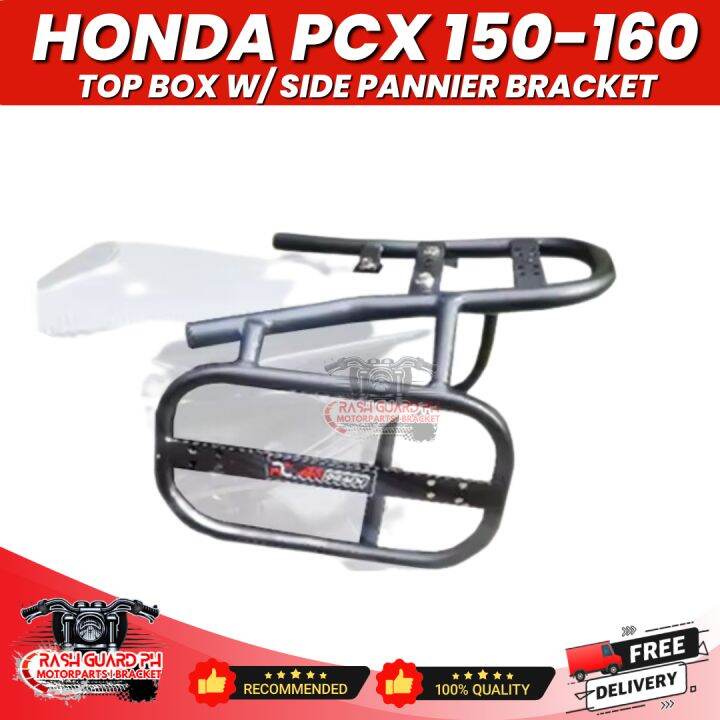 Honda PCX 150/160 - TOP BOX WITH SIDE PANNIER BRACKET | Lazada PH