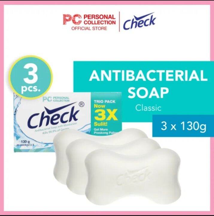 PC CHECK ANTIBACTERIAL SOAP TRIO PACK | Lazada PH