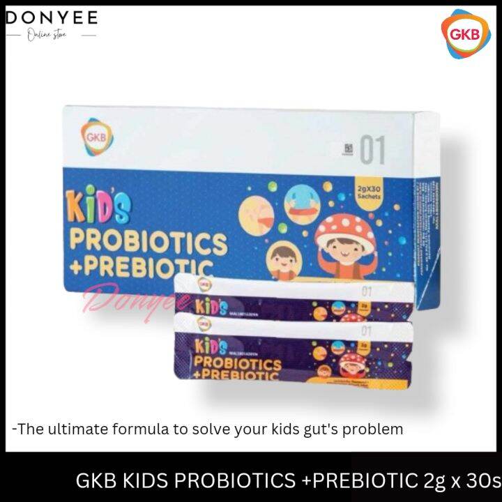 GKB Kids Probiotics + Prebiotic 2g x30s | Lazada