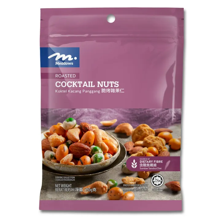 Meadows Roasted Cocktail Nuts & Mixed Nuts & Peanuts 150g | Lazada PH
