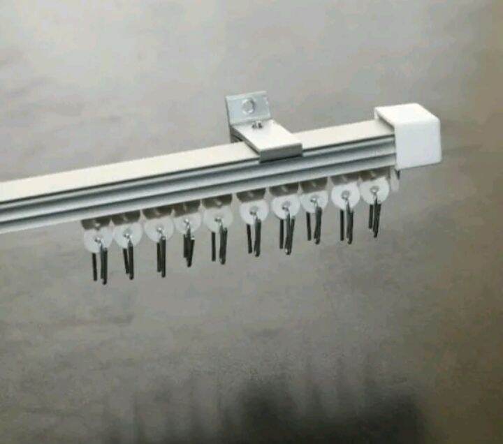 Rel serelek gorden 2 meter full set batang besi gorden alumunium 1 ...