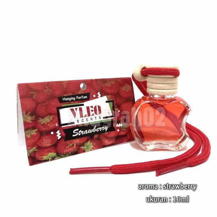 Vleo Scents parfum mobil dan ruangan botol apel STRAWBERRY botol apel ...