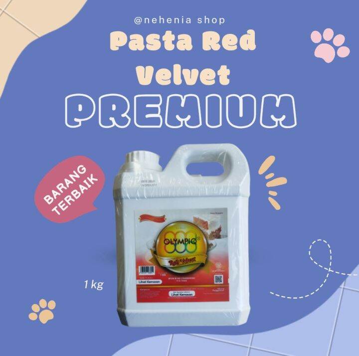 Pasta Red Velvet Olympiq 1 kg | Lazada Indonesia