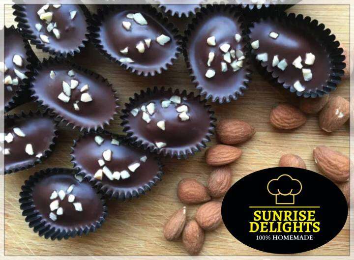 HOMEMADE BISKUT ALMOND LONDON WITH PREMIUM MILK CHOCOLATE AND PREMIUM ...