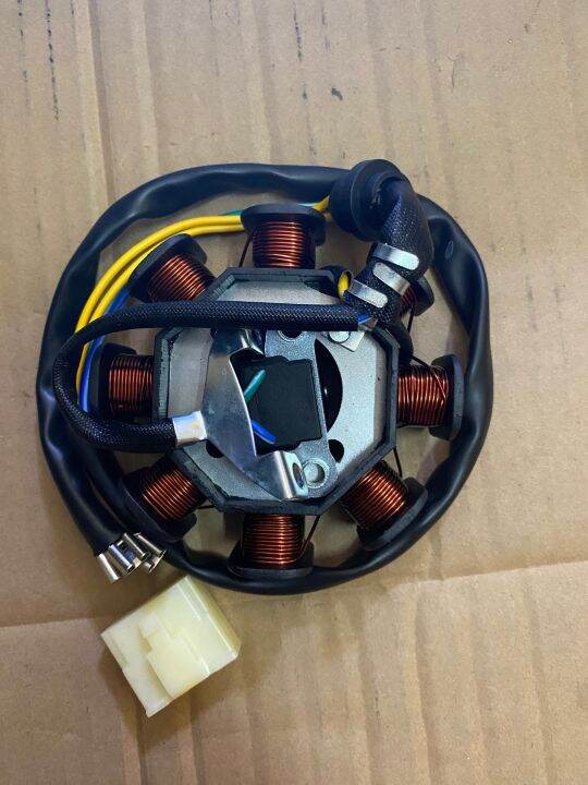 RUSI SSX 200/GAMMA 200 STATOR COIL DC TYPE(FOR PUSH ROD ENGINE) | Lazada PH