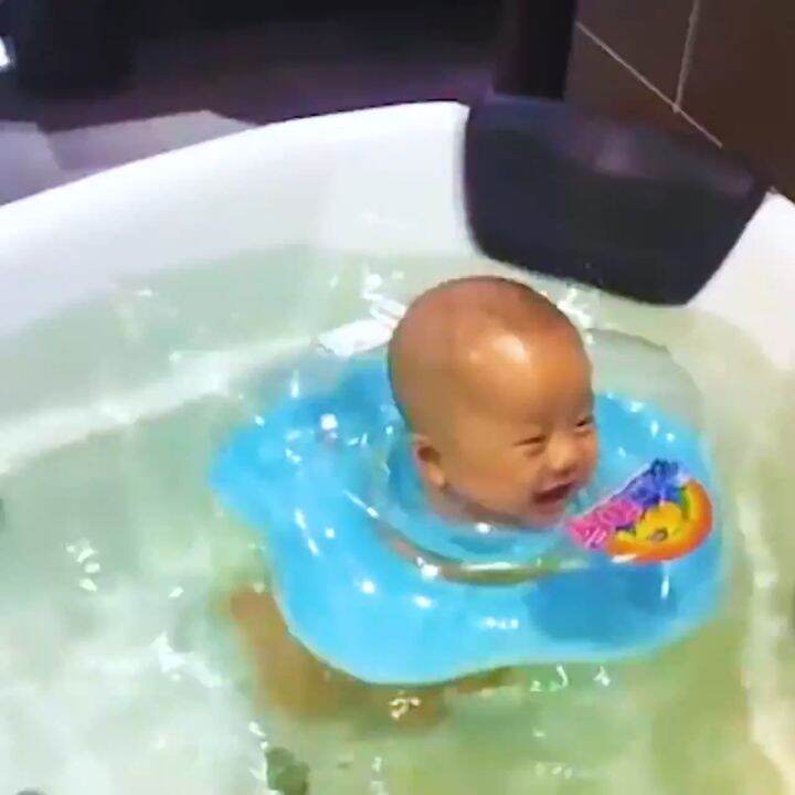 Swimming Baby Neck Floater Neck Ring Safety Infant Float Circle ...