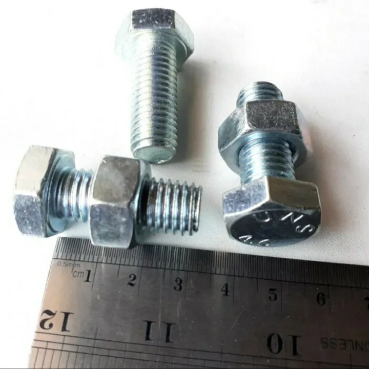 BAUT M12X30.BMP M12X30.BMP M12 X 30 BAUT MUR PUTIH KUNCI 19. | Lazada ...