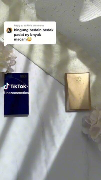 INEZ color contour plus CCP compact powder bedak padat full case kaca ...