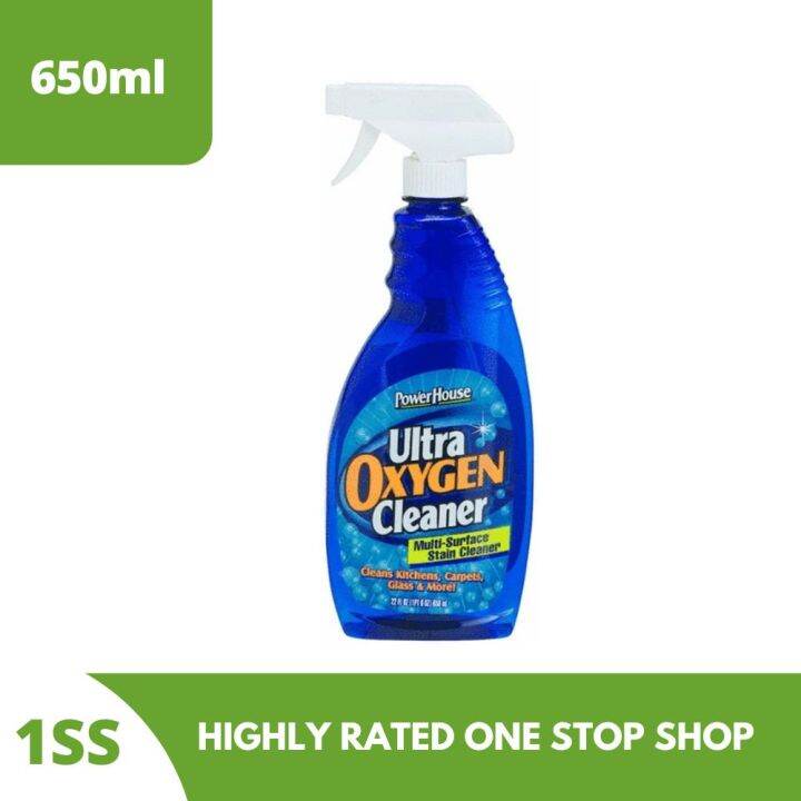PowerHouse Ultra Oxygen Cleaner Multi-Surface Stain Cleaner, 650ml ...