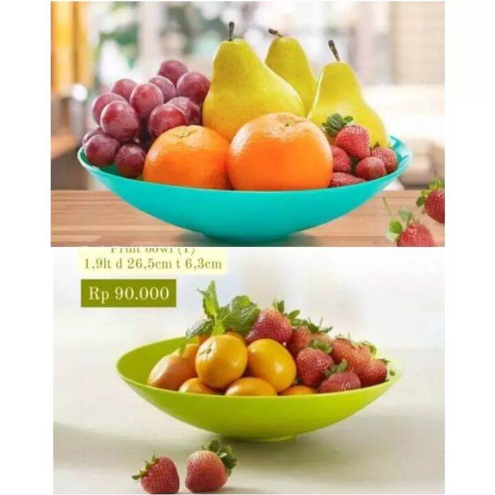 fruit bowl tupperware / star bowl / mangkok buah tupperware | Lazada ...