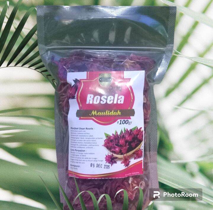Teh herbal bunga rosella merah 100 grm | Lazada Indonesia