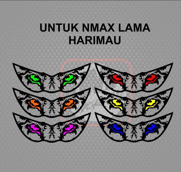 STICKER LAMPU NMAX OLD HARIMAU | Lazada Indonesia