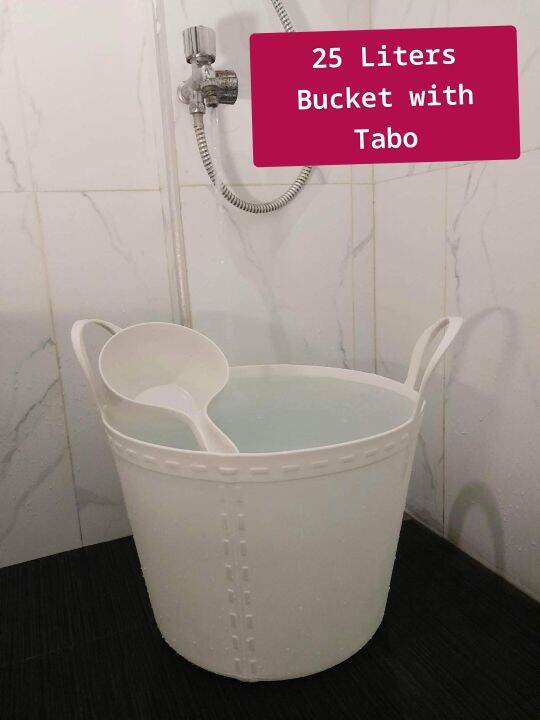 Multipurpose Bucket/Timba with Handle (BENDABLE and STURDY) | Lazada PH