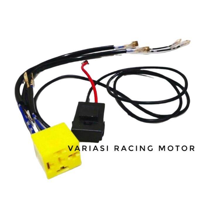 Riley Kabel Klakson Set 12v Sudah Termasuk Skring Pengaman Siap Pasang ...