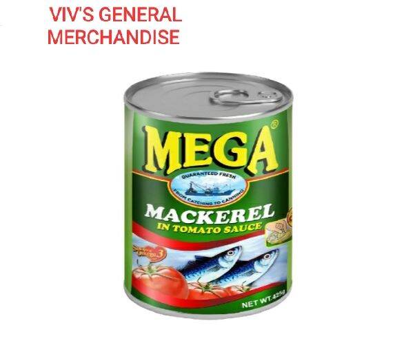 Mega Mackerel in Tomato Sauce ( 425 g ) | Lazada PH