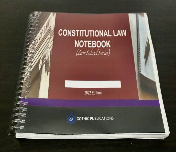 (Codal-Law School) Constitutional Law Notebook | Lazada PH
