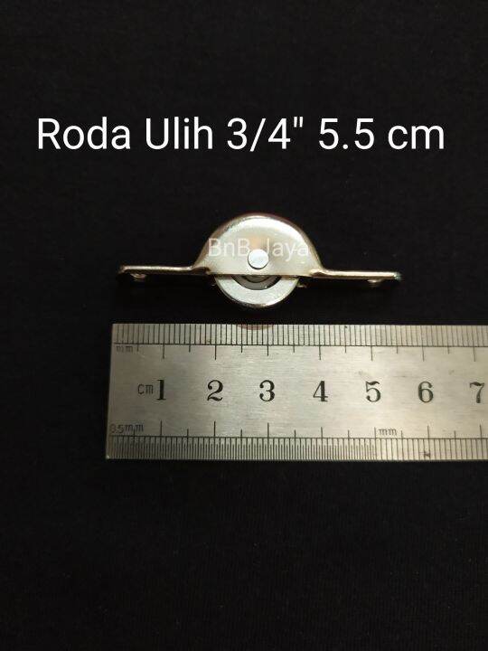 Roda Gitsay Rata Per Pc uk. 3/4" (19mm) Roda Ulih Pintu Sliding ...