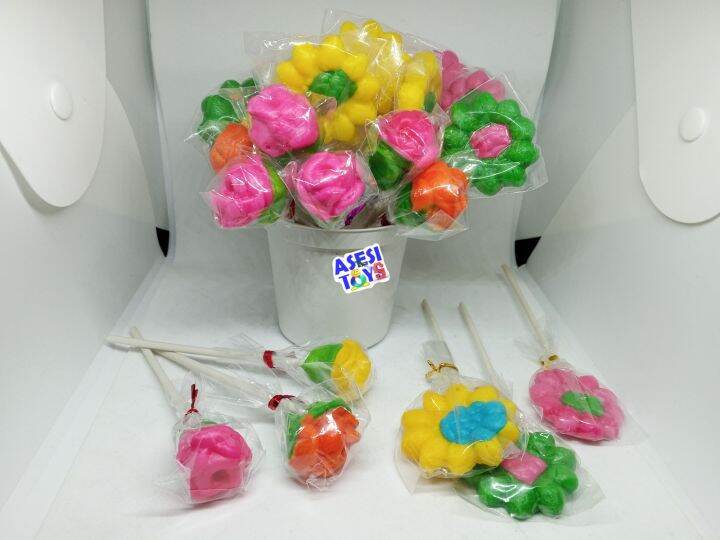 permen warung anak rasa mints Pot Bunga 20pcs | Lazada Indonesia