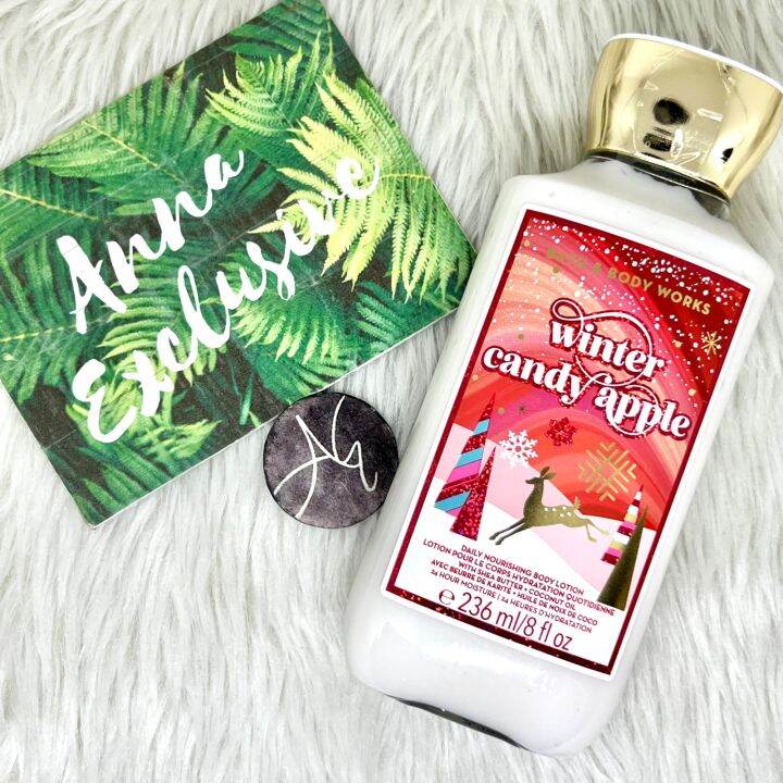 🇺🇸Bath & Body Works WINTER CANDY APPLE Super Smooth Body Lotion | Lazada PH