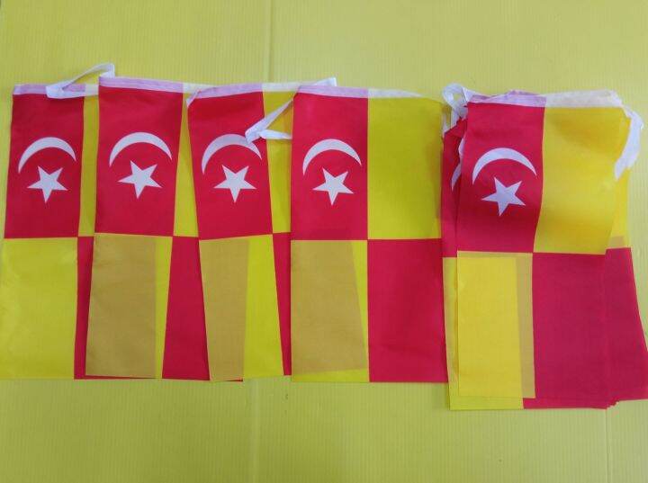 Bendera bunch flag Selangor 12pcs 15cm x 30cm (6 x 12) | Lazada