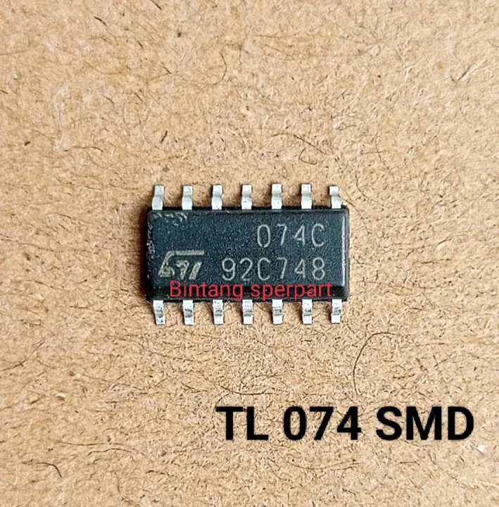 (1 Buah) TL074 SMD IC TL074SMD IC TL 074 SMD | Lazada Indonesia