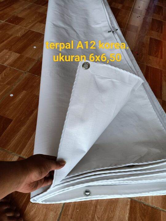 TERPAL PUTIH type A12 KOREA UKURAN 6X6,50cm KUAT DAN TEBAL. | Lazada ...