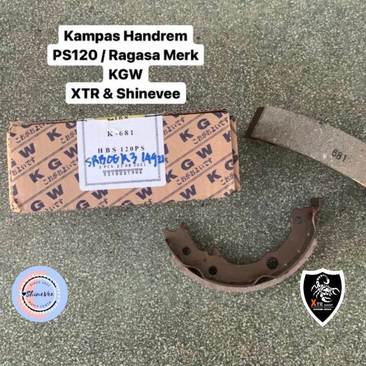 Kampas HandRem PS120 Kampas Handrem Ragasa Merk KGW Kampas Rem Tangan ...