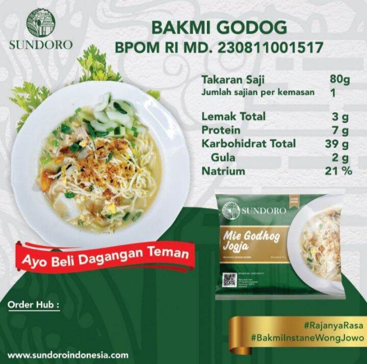 Mie Sundoro Khas Yogyakarta Mie godog Mie goreng | Lazada Indonesia