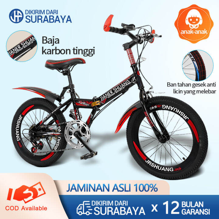 Sepeda lipat 18/20 inci gunung anak-anak rem cakram ganda variabel off ...