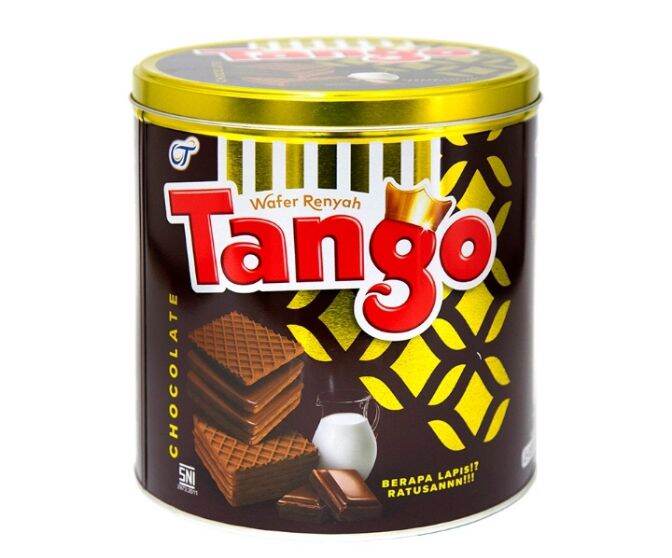 TANGO Wafer Chocolate 290gr - Kemasan Kaleng Rasa Cokelat | Lazada ...
