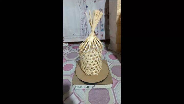 kantong atau keranjang buah dari anyaman bambu | Lazada Indonesia