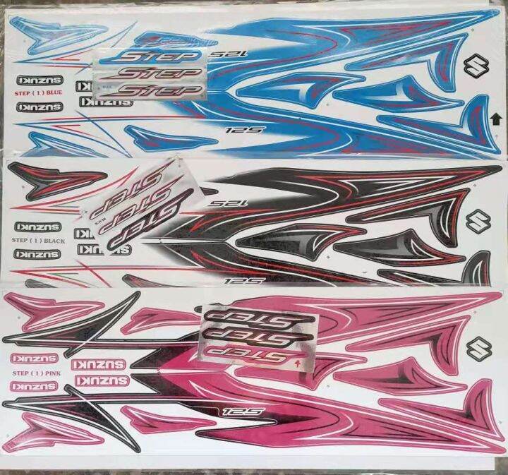 Suzuki Step 125 Body Sticker | Lazada