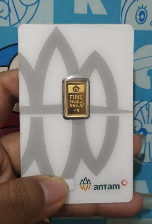Antam Emas Logam Mulia/Emas Batangan 24K 2gr | Lazada Indonesia