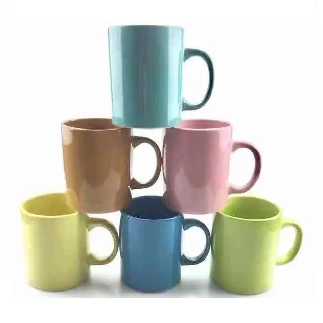 Mugs Plain Colored Ceramic Coffee Mug 11 Ounce | Lazada PH