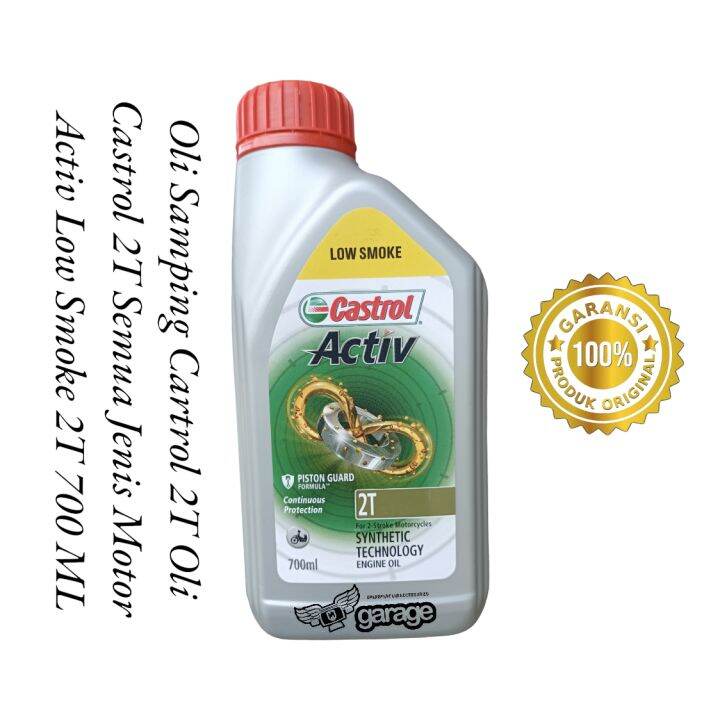 Oli Samping Cartrol 2T Oli Castrol 2T Semua Jenis Motor 2T Activ Low ...