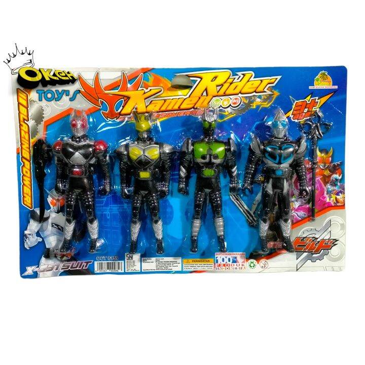 Mainan robot kamen rider isi 4 pcs | Lazada Indonesia