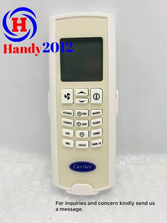 ORIGINAL AND BRANDNEW Remote Control for Carrier Window type (WCARG ...