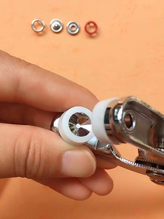 Plier Tool 50 Set Metal Sewing Buttons Hollow Solid Prong Press Studs Snap Fasteners for ...