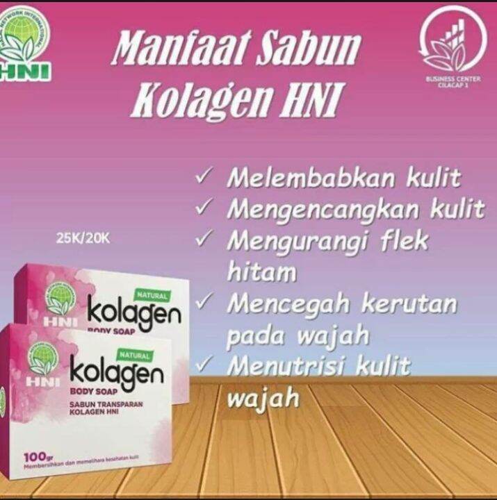 SABUN KOLAGEN TRANSPARAN HNI HPAI - MEMBERSIHKAN & MEMELIHARA KESEHATAN ...