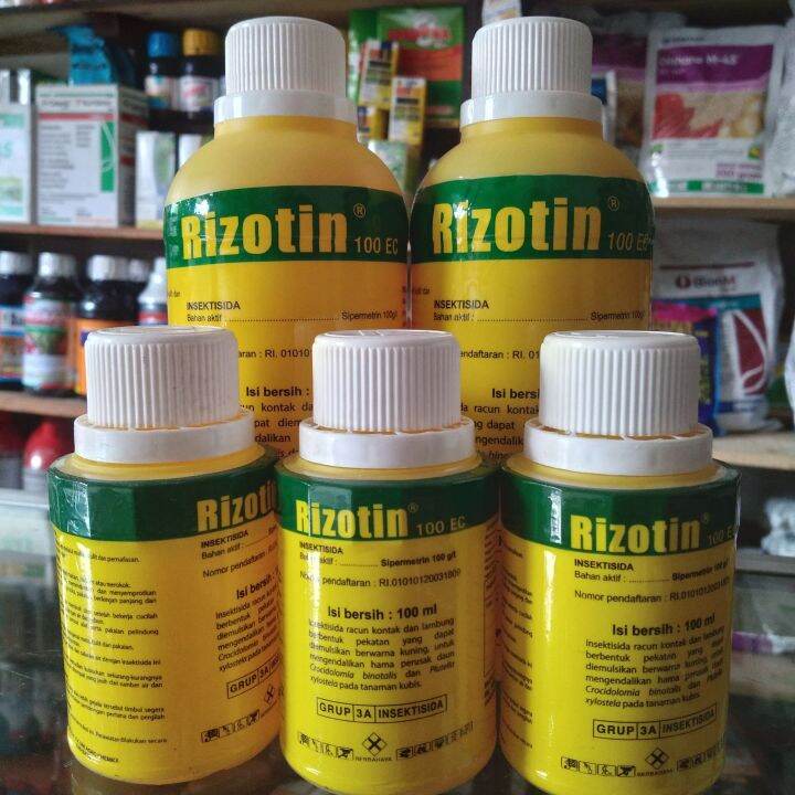 Insektisida Rizotin 100EC 500ML Pembasmi hama ulat | Lazada Indonesia