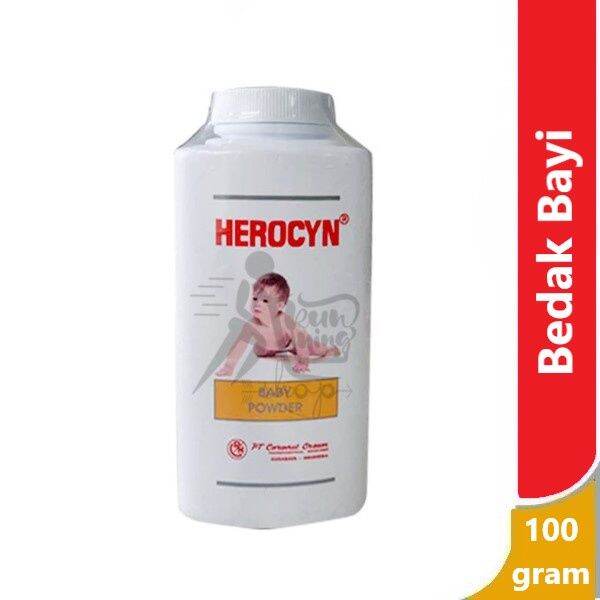 Herocyn baby 100 gram - bedak gatal bayi anak untuk biang keringat ruam ...