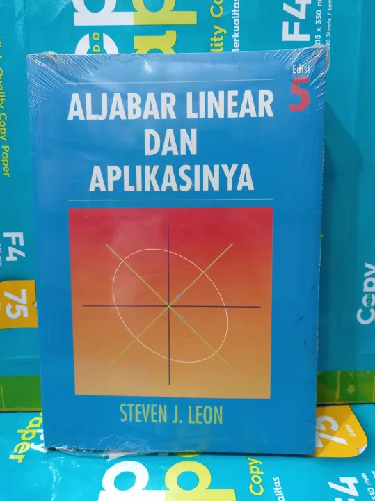 Buku ALJABAR LINEAR DAN APLIKASINYA. EDISI 5. BY. STEVEN J. LEON | Lazada Indonesia