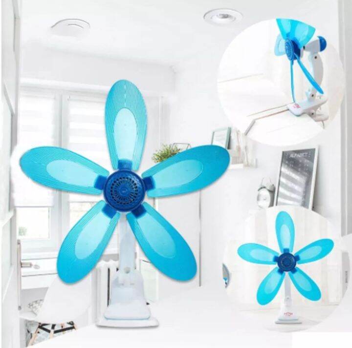 Electric Portable Clip Fan - Stand Fan, Clip Wall (5 Blades) | Lazada PH