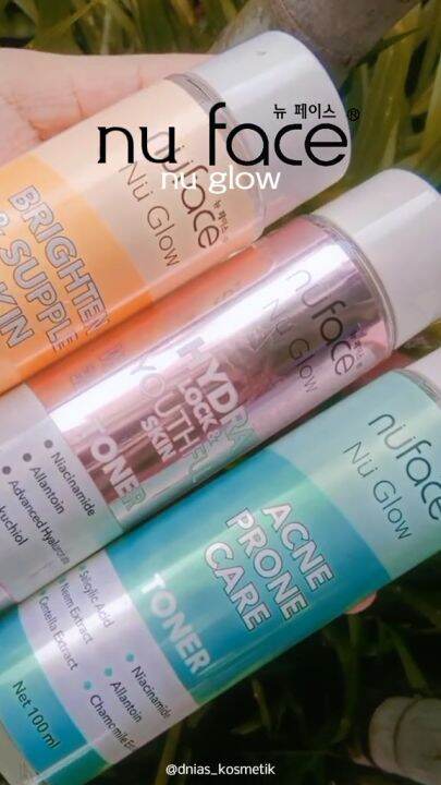 Nuface Nu Glow Skin Toner Acne Prone Care / Brighten & Supple Skin ...