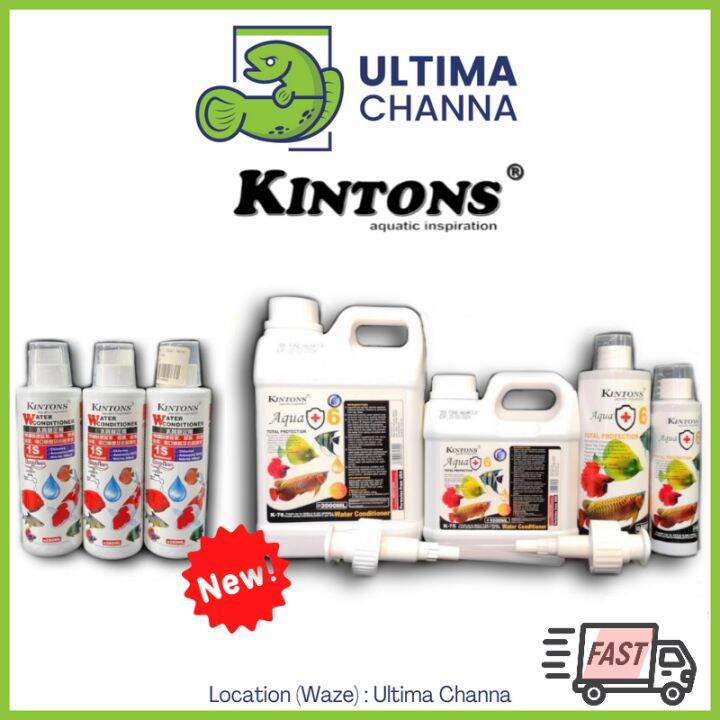 Kintons 1S antichlorine/ Aqua+ 6 Water Conditioner remove chlorine ...
