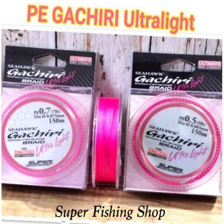Senar PE SeaHawk Gachiri Brand Pink Color Ultralight | Lazada Indonesia