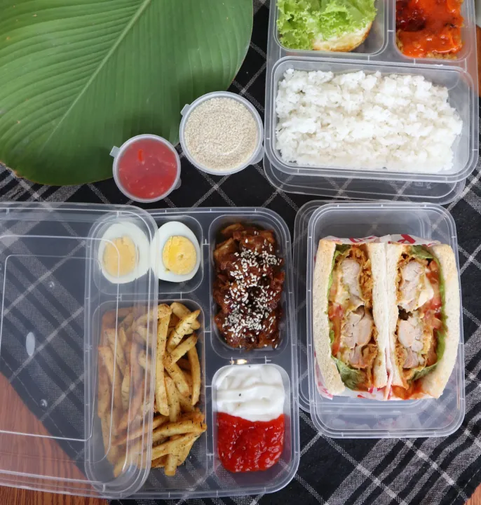 Thinwall 1500ml Kotak Makan Food Container Tempat Penyimpanan Makanan