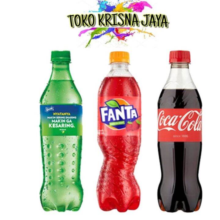 SPRITE | FANTA | COCA COLA MINUMAN BOTOL BERKARBONASI NETTO 390 ML ...